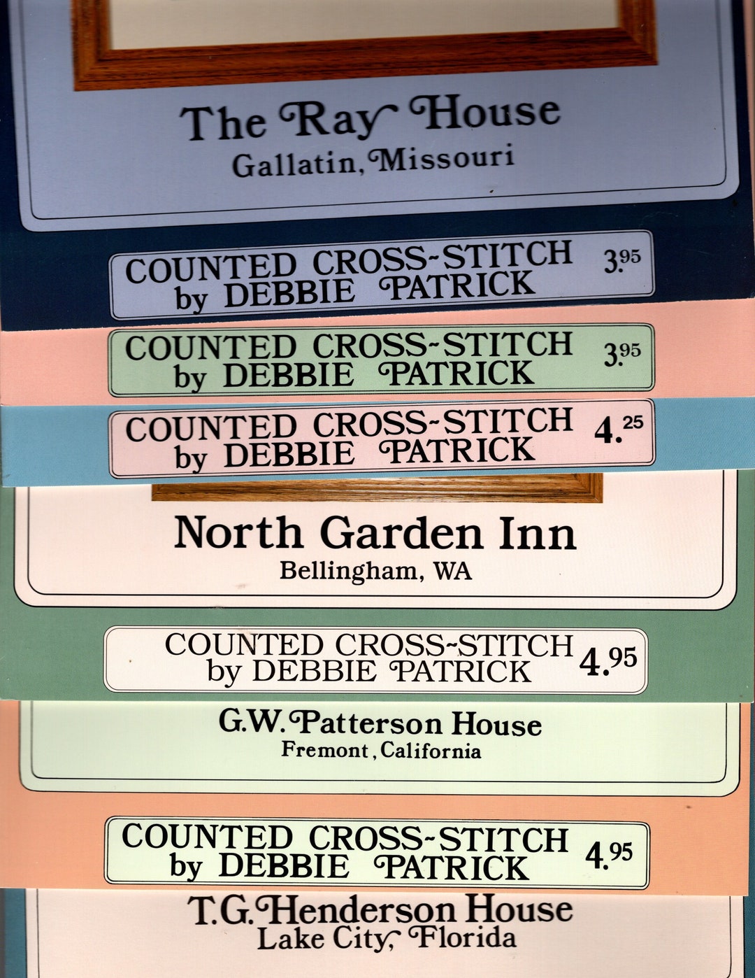 Debbie Patrick Victorians Across America Counted Cross Stitch Charts ...