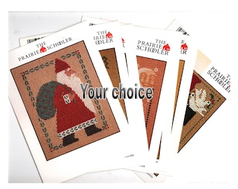 New PRAIRIE SCHOOLER SANTA 2021 Cross Stitch Pattern - Etsy