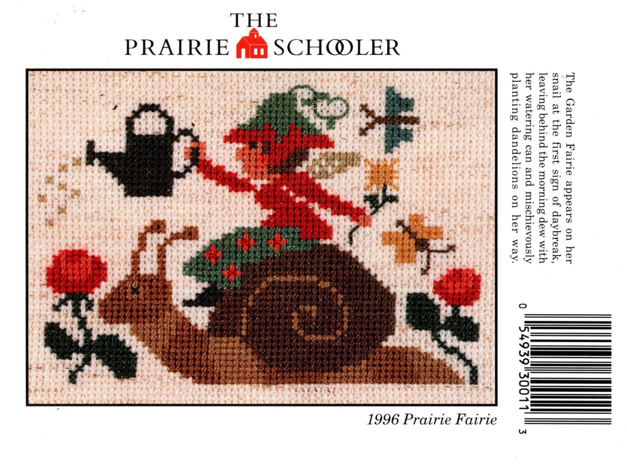 PRAIRIE SCHOOLER Prairie Fairie- Yearly Individual Counted Cross Stitch ...