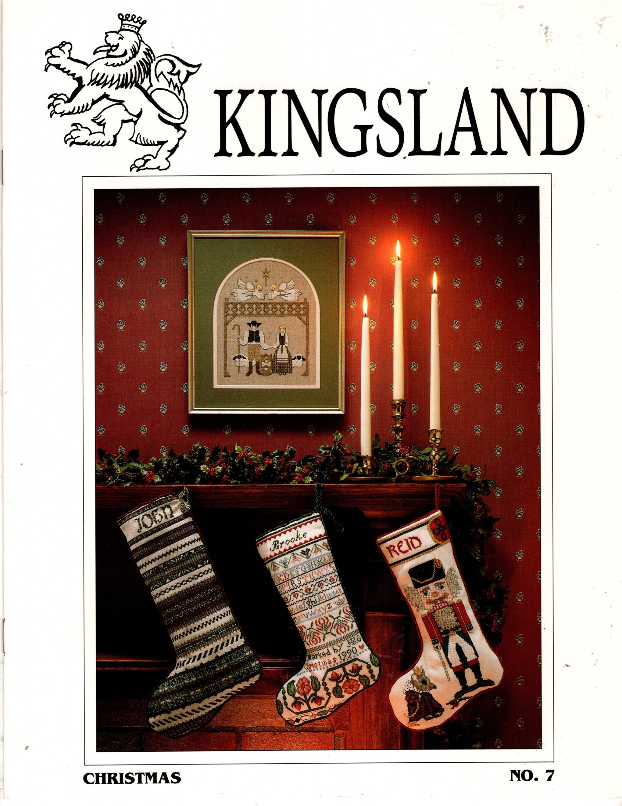 KINGSLAND SAMPLER Counted Cross Stitch Charts-your - Etsy