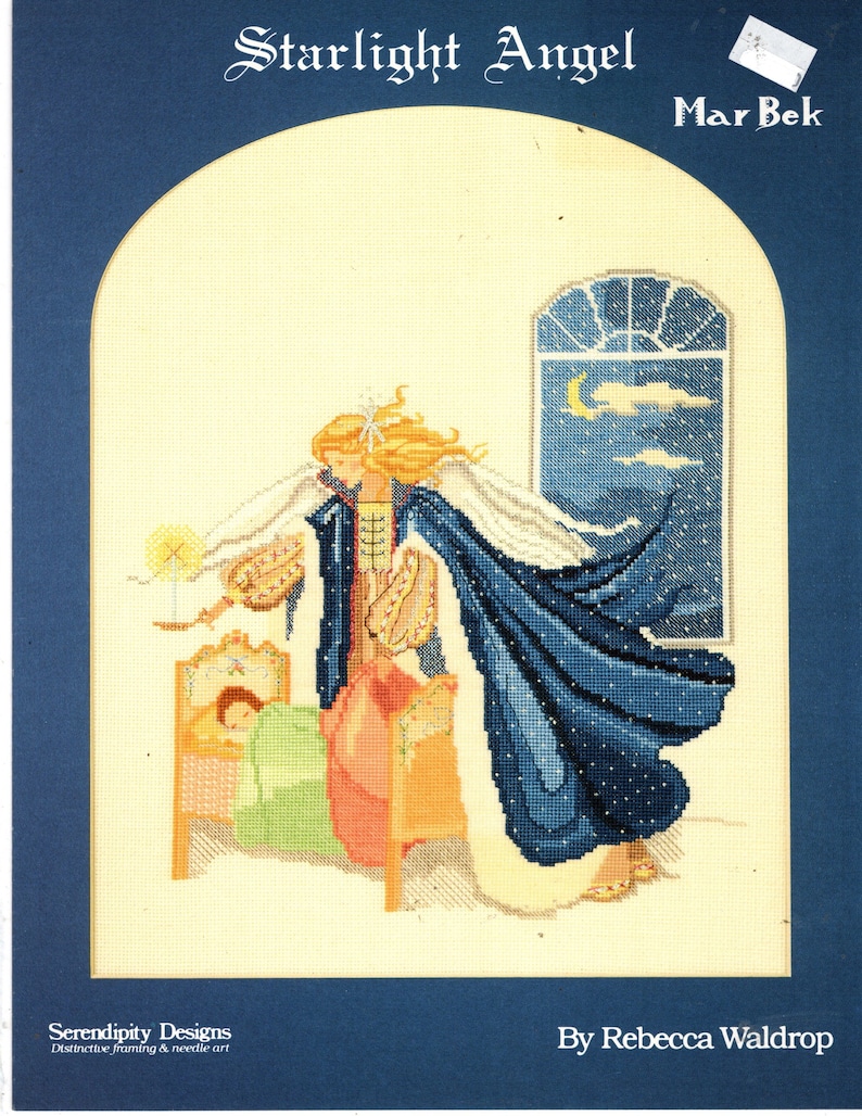 Serendipity Designs Marbek Angel Counted Cross Stitch - Etsy