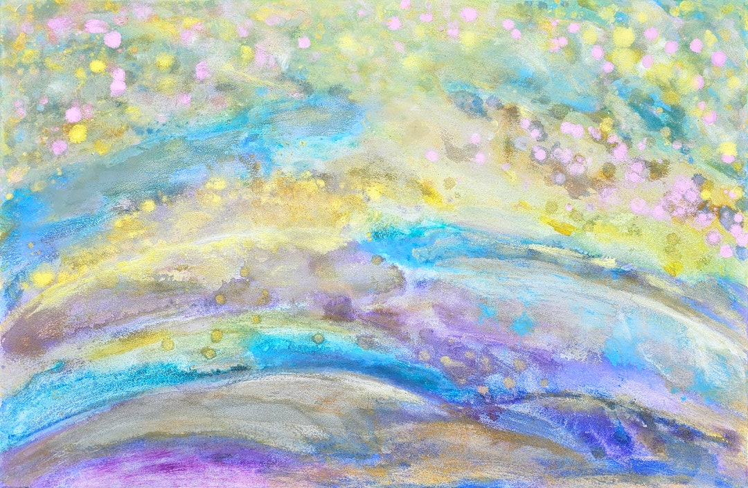 Gentle Spirit abstract Fine Art Painting Original Art Modern ...