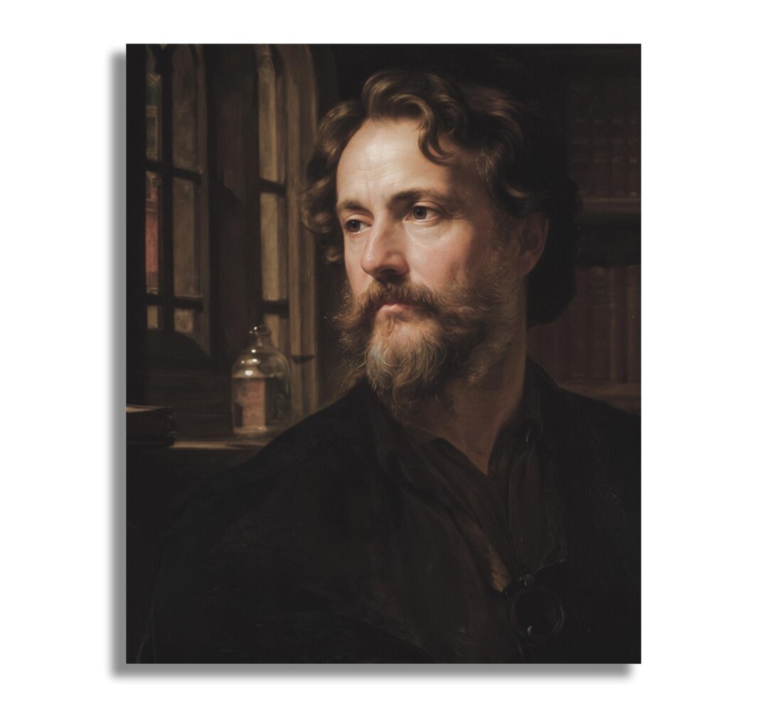 Portrait of a Stranger, Portrait, Handmade, Original Painting ...