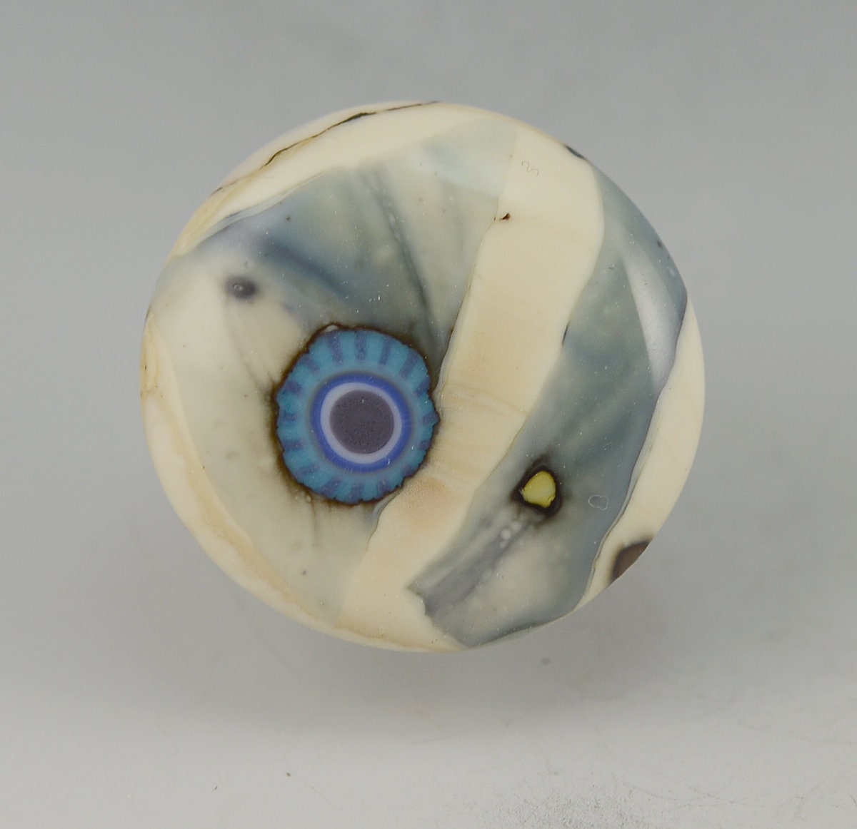 Seaside .... Glass CABOCHON Artsy Organic Lampwork Fused - Etsy