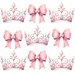 Pageant PNG Pink Crown Coquette Bow PNG Pageant Mama Pageant Life ...