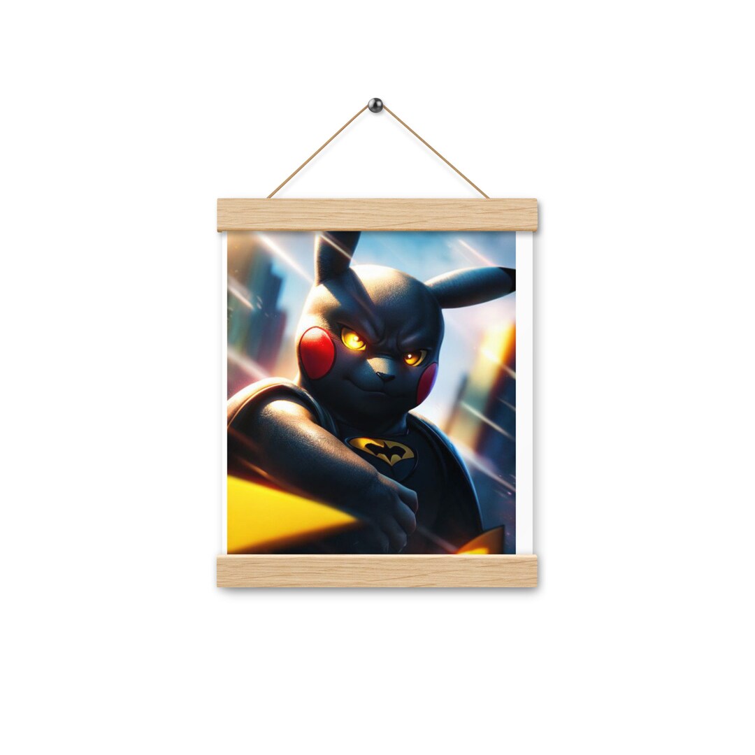 Batman Pikachu Hanging Poster - Etsy