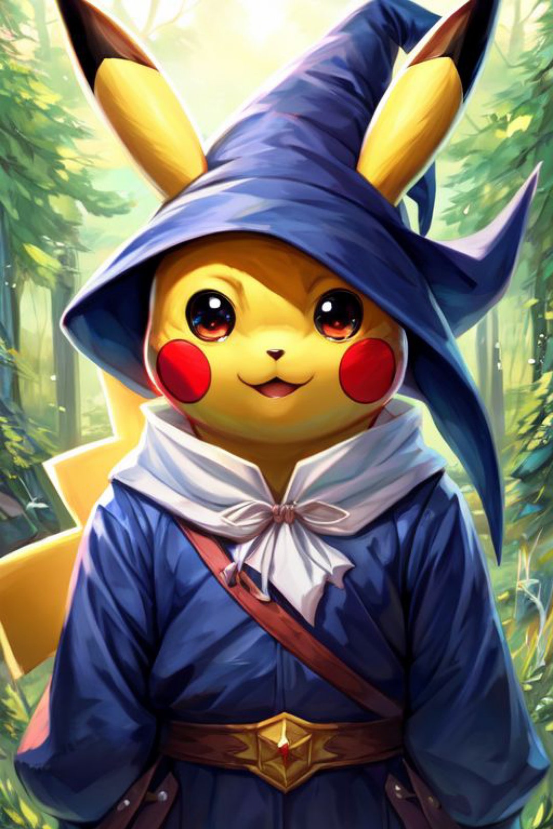 Wizard Pikachu (AI Generated Image) - Etsy