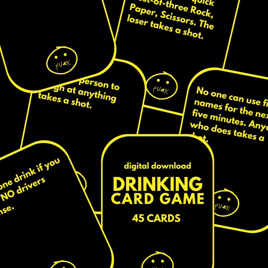 Printable Drinking Cards Pre-drinks Fun Digital Download Bachelorette ...