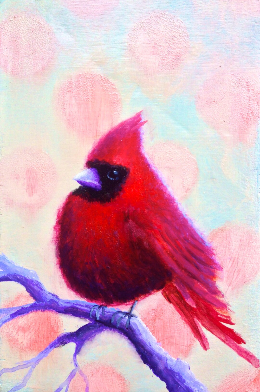 Cardinal Print - Bird Artprint - Birds - Cardinals - Surreal ...