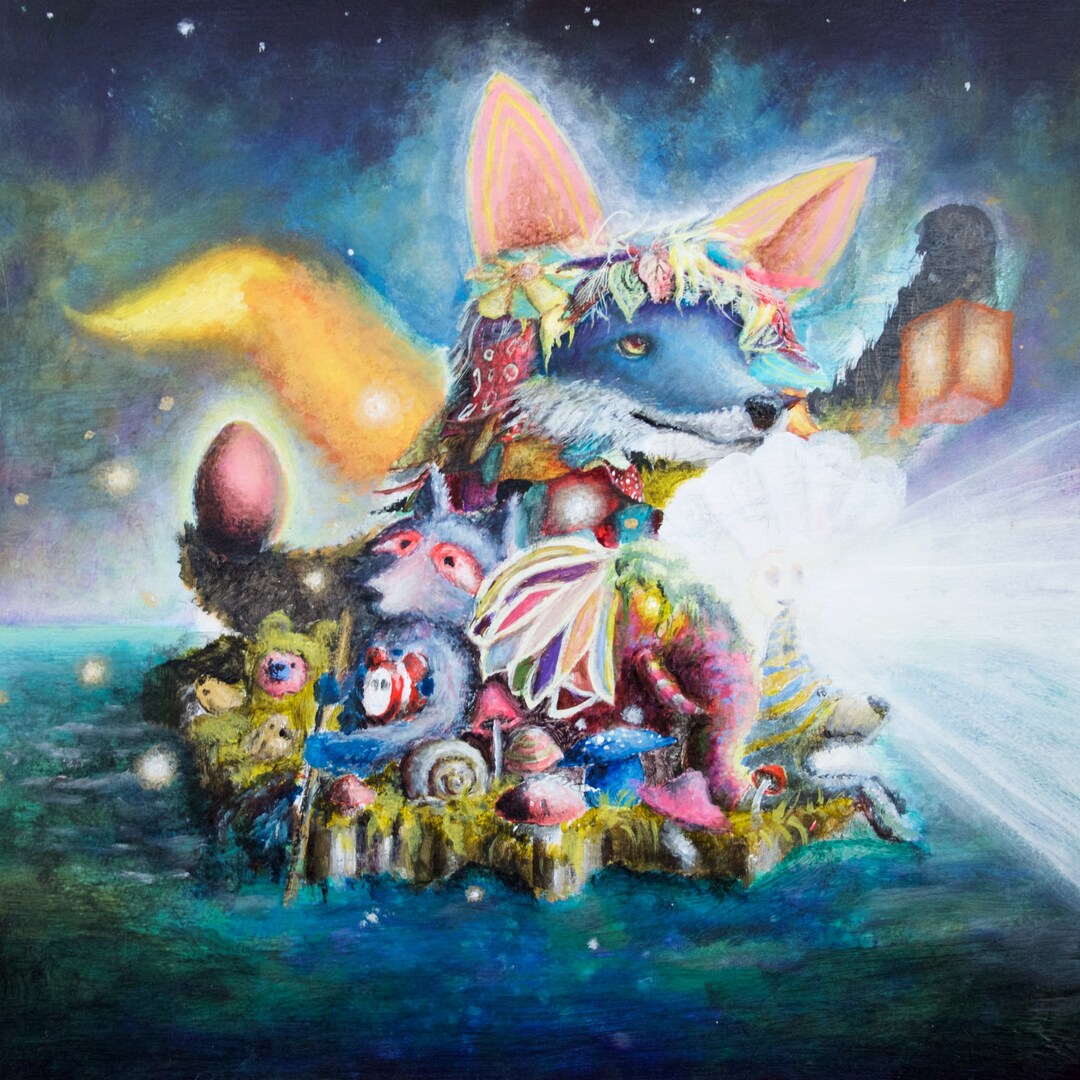 Fox Art Print - Foxes - Fine Art Prints - Surrealism - Ocean - Travel ...