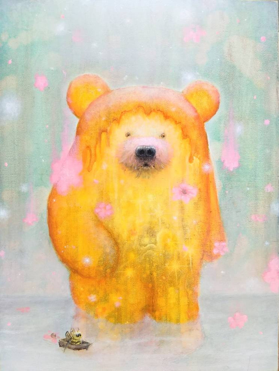 Whimsical Bear Print Colorful Art Fine Art Print Artwork - Etsy