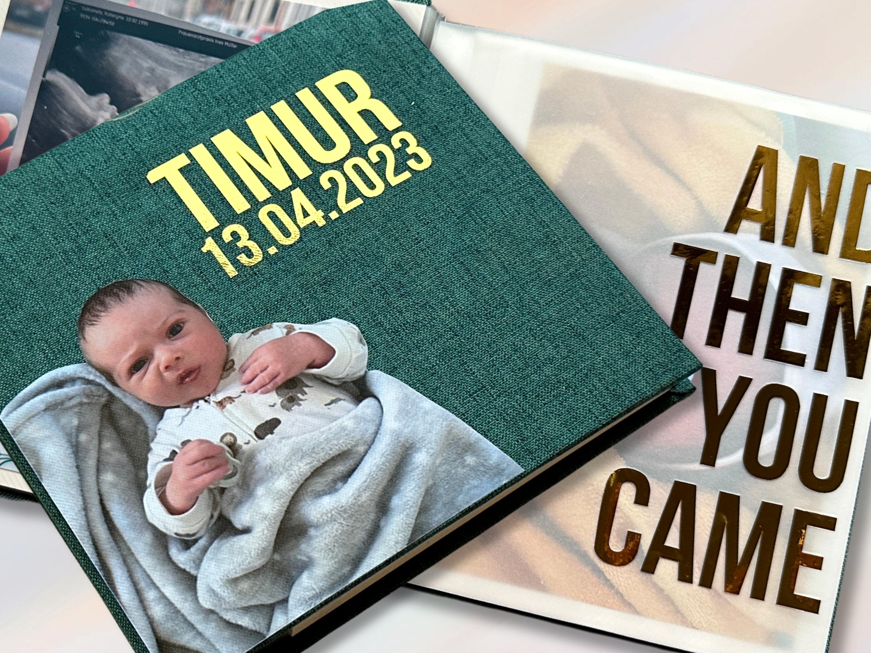 Personalized Photo Album, Baby Photo Album, Baby First Year Album, New ...