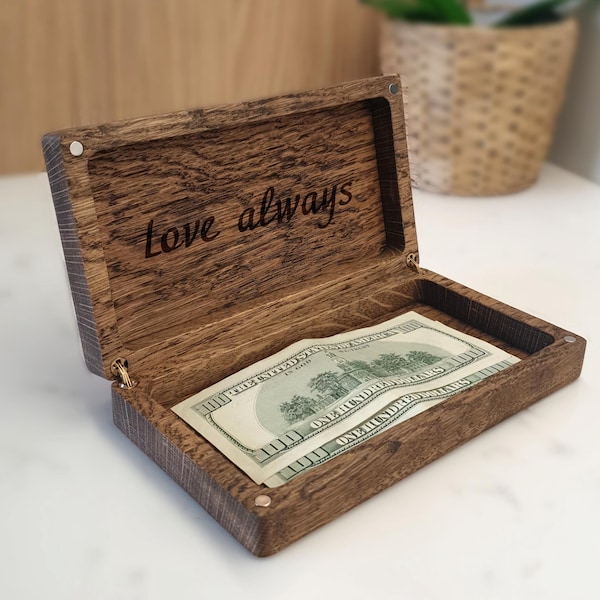 Wooden Money Box - Etsy