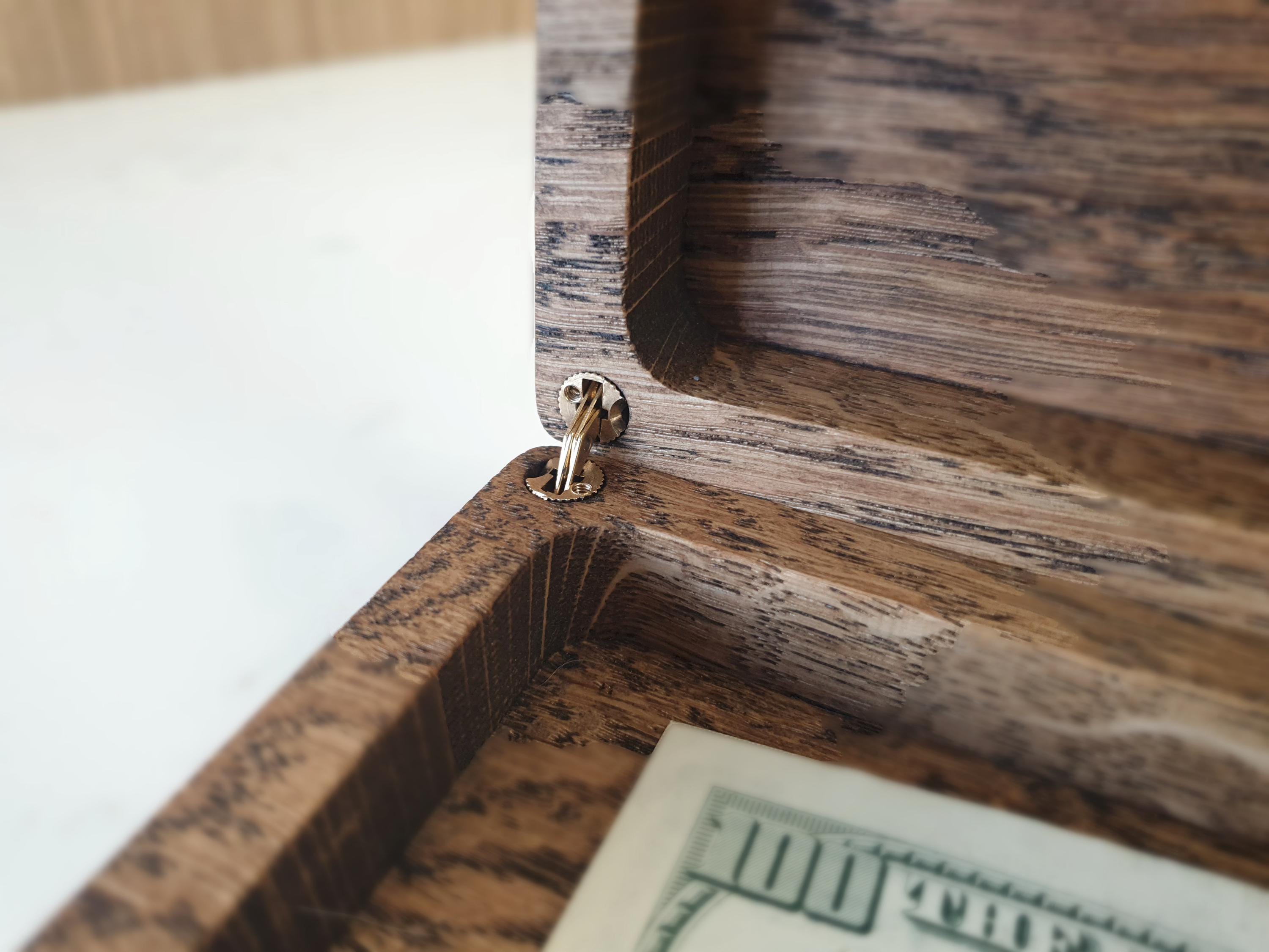 Personalized Wooden Money Gift Box, Wedding Cash Box Engraved Money ...