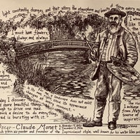 Claude Monet Happy Birthday Day Card - Etsy UK