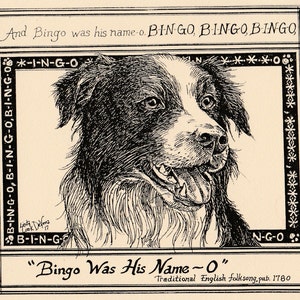 B-I-N-G-O Was His Name-o:6pack of Blank, Ivory Cards With Envelopes ...