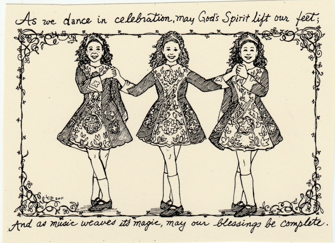 Dance in Celebration: This 6-pack of Blank, Ivory Notecards W Envelopes ...