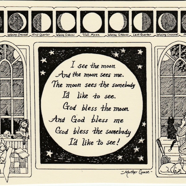 I See the Moon - Etsy