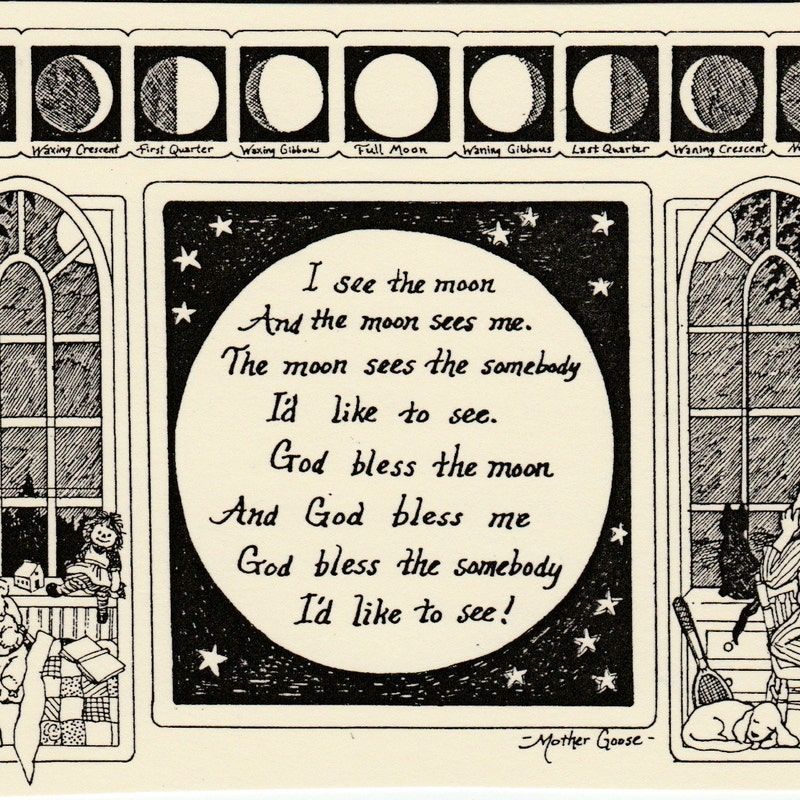 I See the Moon - Etsy