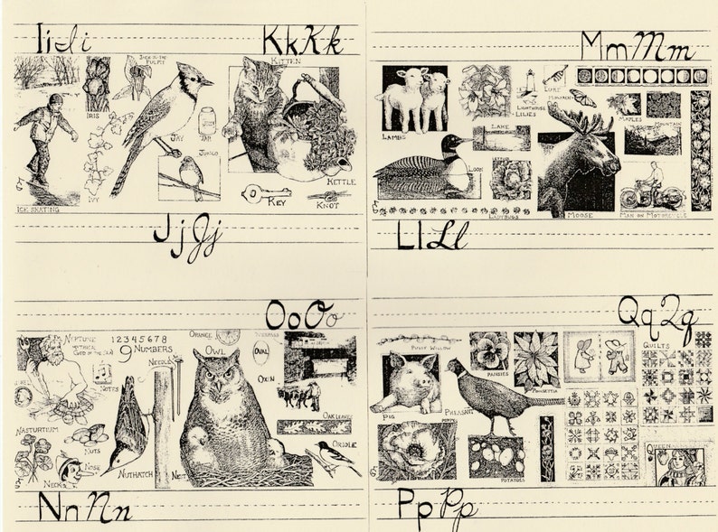 Alphabet Set of Fine Art Notecards: This Collector's Pack - Etsy