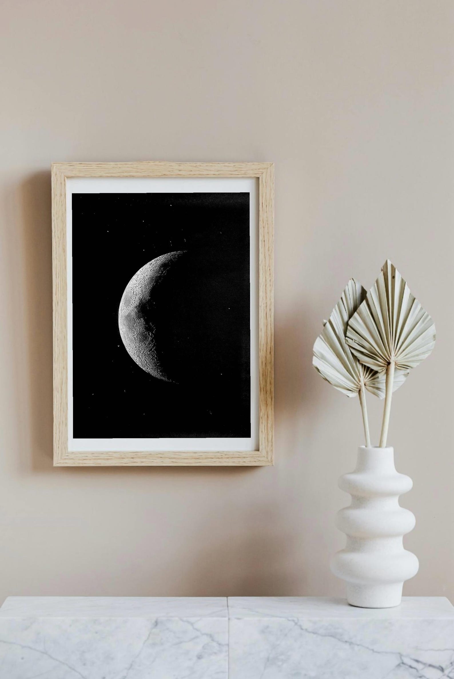 Poster, Glow in Dark Poster, Moon Poster - Etsy