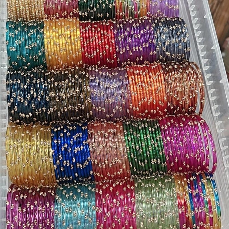 Kashmiri Glass Bangles - Etsy