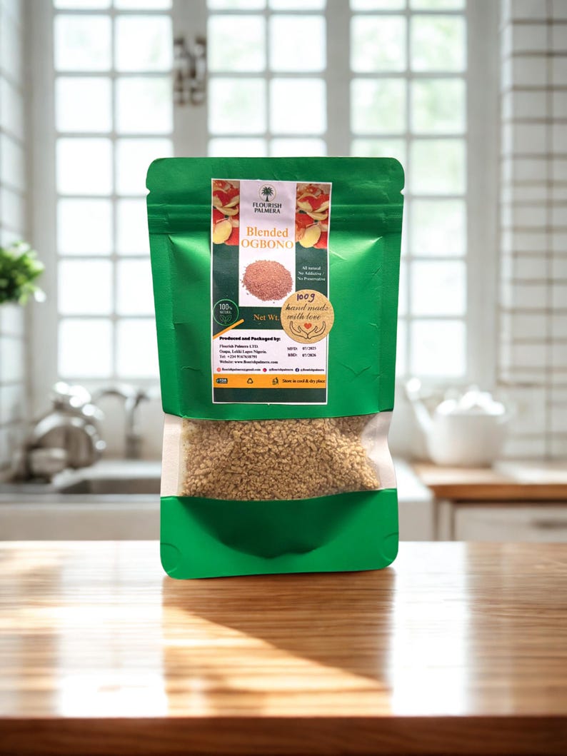 Blended Ogbono Powder: Ground Wild Mango Seeds for African Soup - Etsy