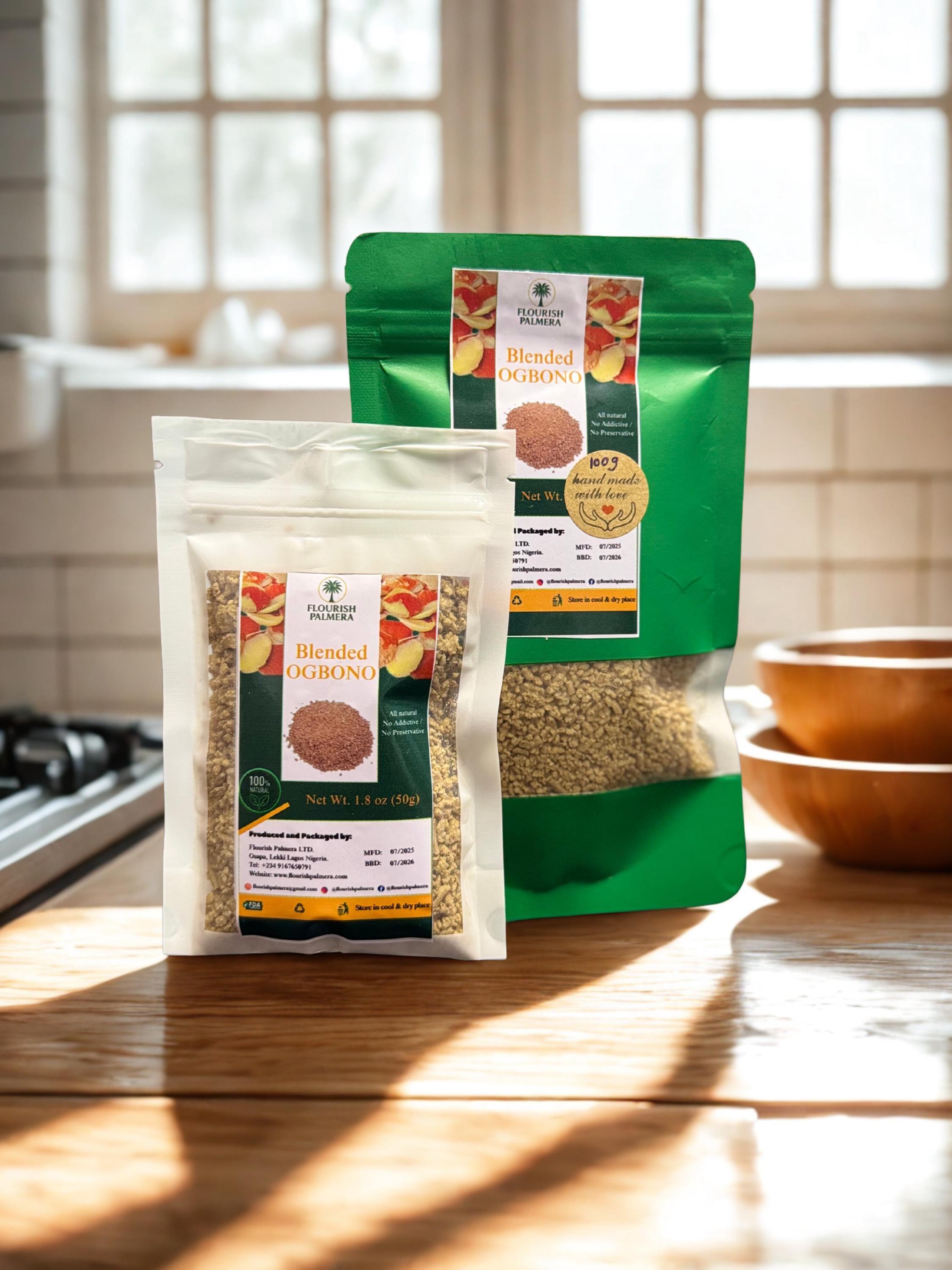 Blended Ogbono Powder: Ground Wild Mango Seeds for African Soup - Etsy