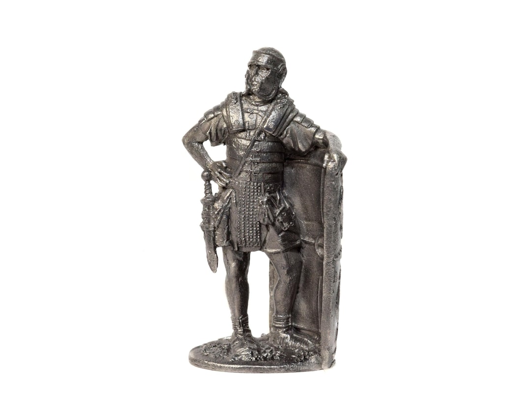 ROMAN Legionary LEGION Ancient ROME 1/32" Metal Tin Figure 54mm Tin Toy ...