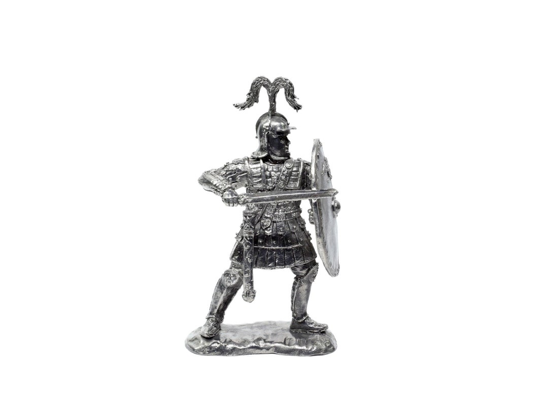 ROMAN Centurion of LEGIO I Ancient Rome 1/32" Tin Figure Tin Toy ...