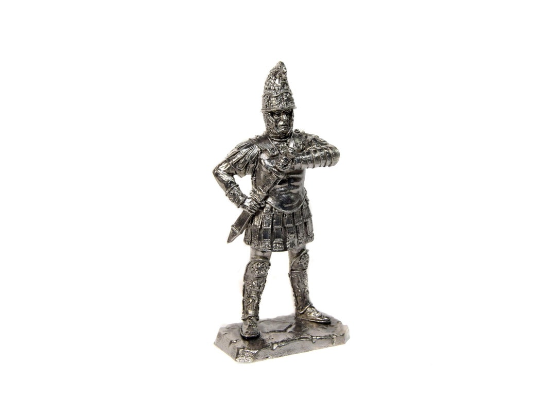 ROMAN Decurion LEGION Ancient ROME 1/32" Metal Tin Figure Tin Toy ...