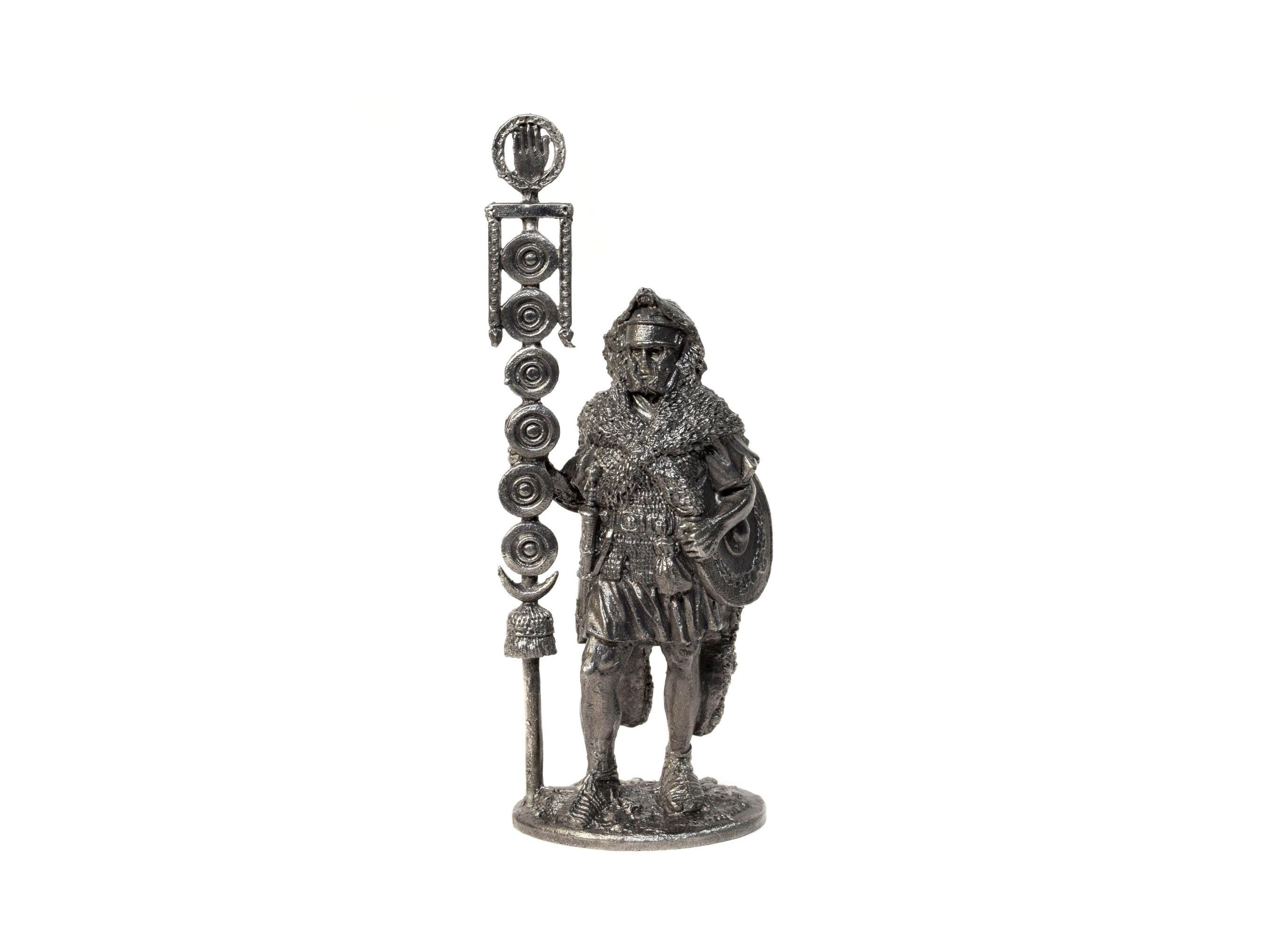 ROMAN Centurion Signifer Ancient ROME 1/32 Metal Tin Figure Tin Toy ...