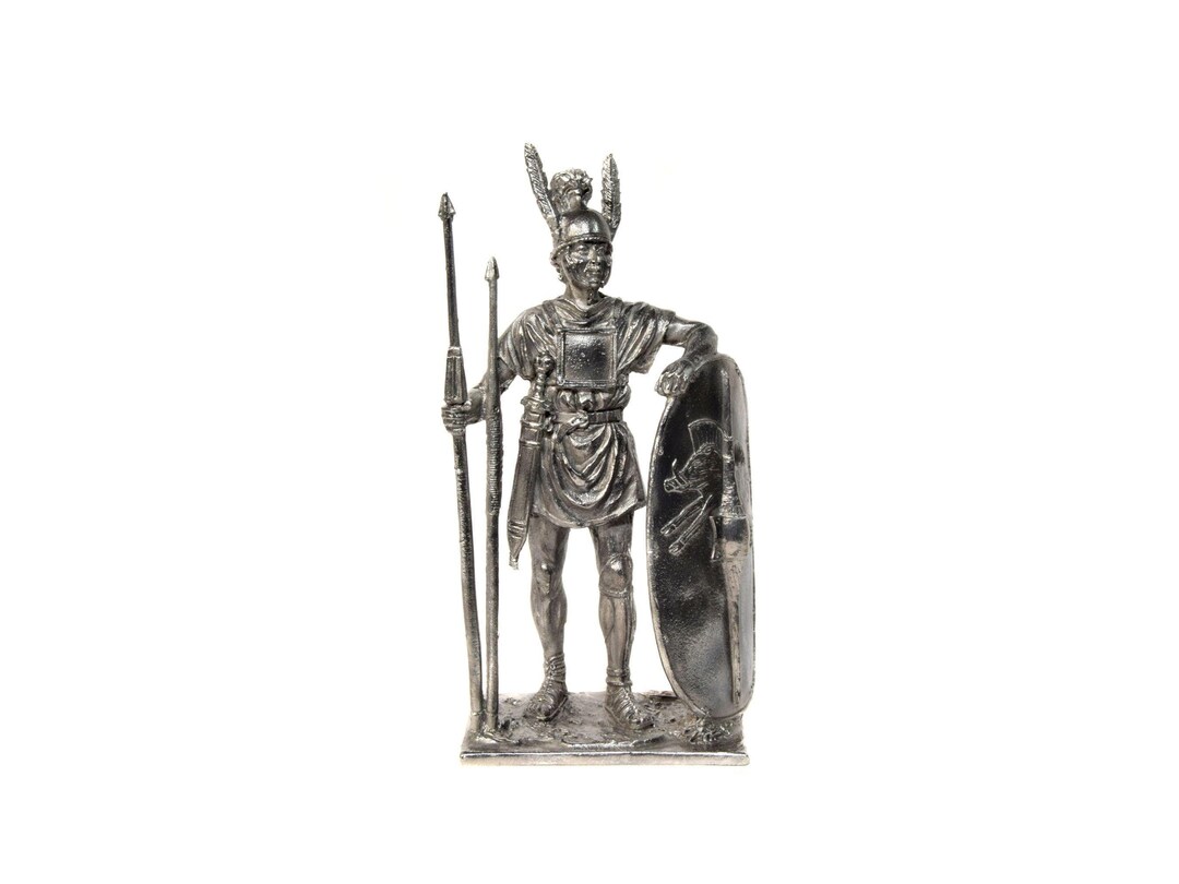 ROMAN Legionary LEGION Ancient ROME 1/32" Metal Tin Figure Tin Toy ...