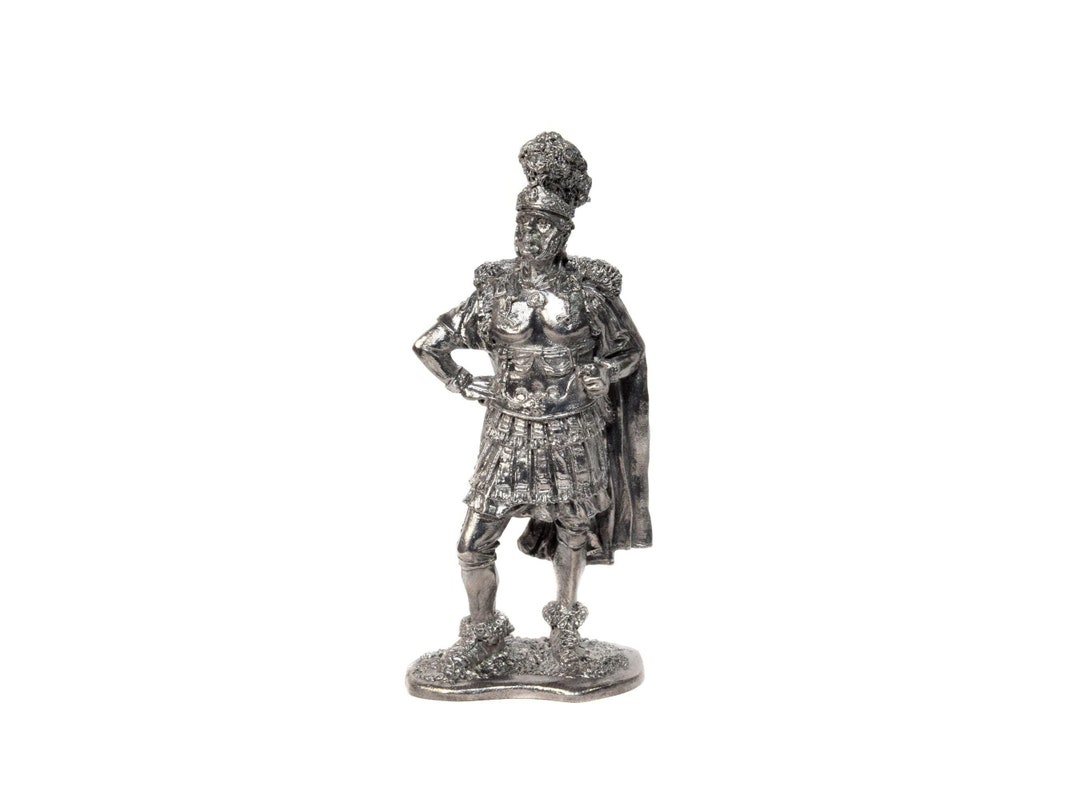 ROMAN Commander LEGATE Ancient ROME 1/32" Metal Tin Figure Tin Toy ...