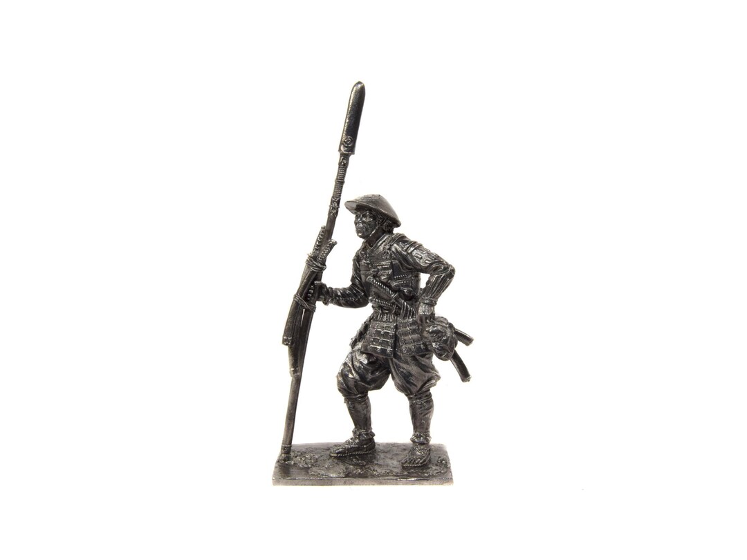 JAPANESE Ashigaru WARRIOR Medieval JAPAN 54mm Metal Tin Figure Tin Toy Soldier Not A Toy - Etsy