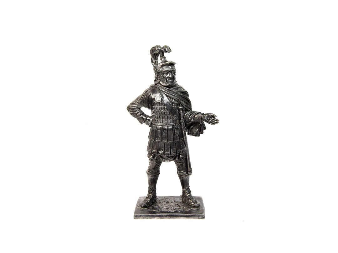 ROMAN Decurion LEGION Ancient ROME 1/32" Metal Tin Figure Tin Toy ...