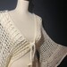 Crochet Cream Shawl - Etsy UK