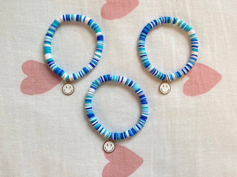 Multi-color Shade Mix Bracelets - Clay Bead - Etsy