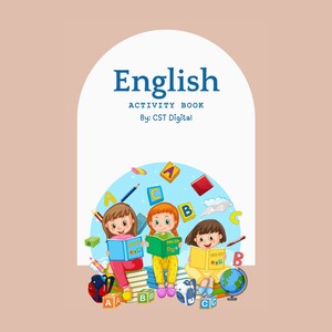 English Activity Book for Young Learners Busy Books - Etsy