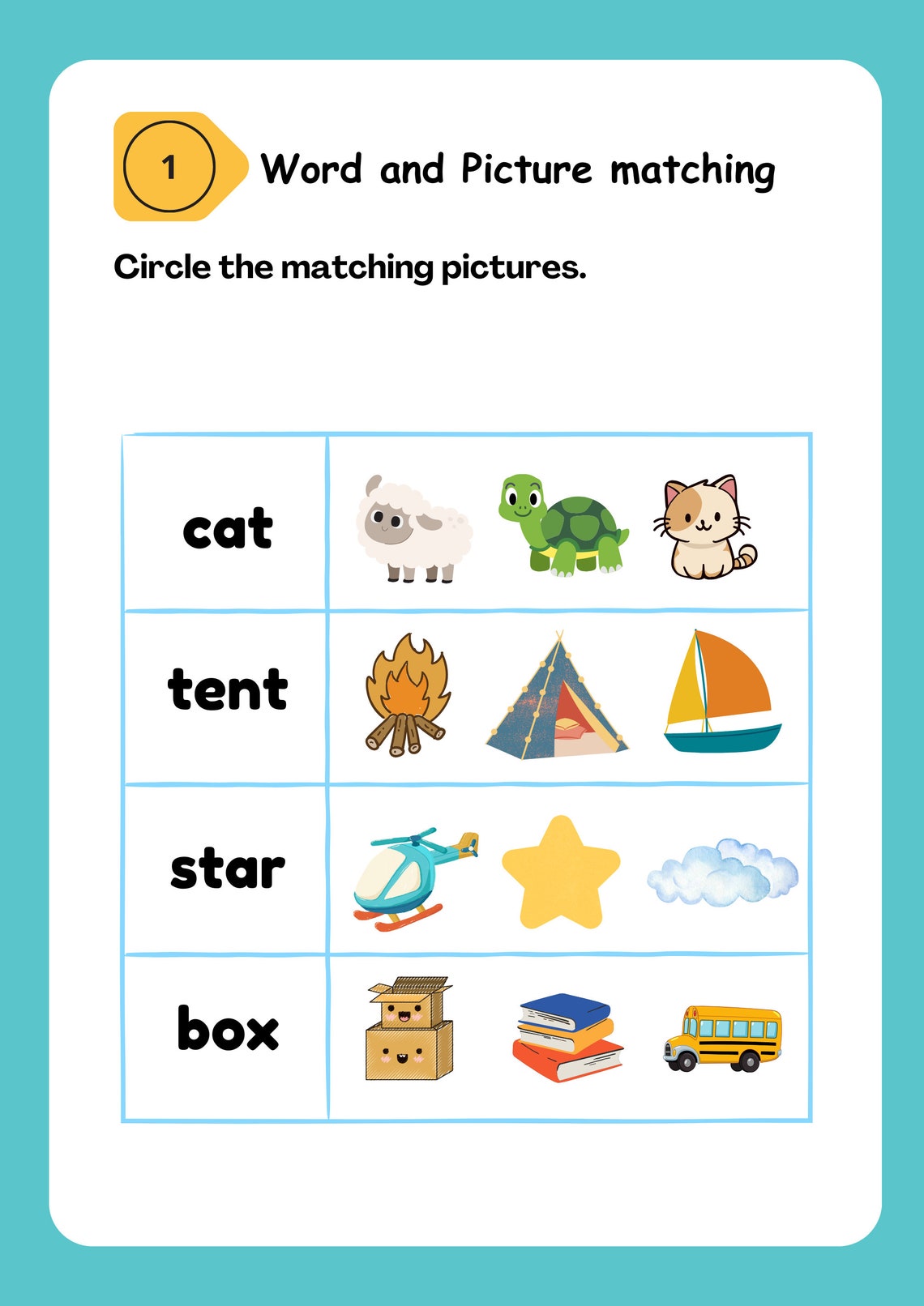 English Activity Book for Young Learners Busy Books - Etsy