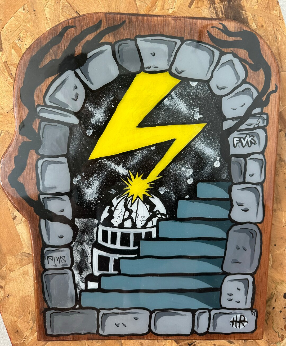 Bad Brains Portal Door Painting PMA, “door to D.C.”, Traditional Tattoo ...