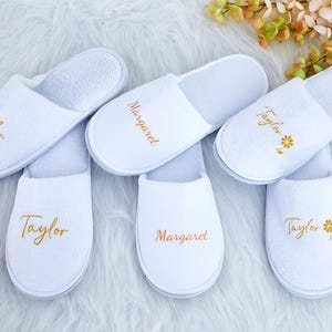 Personalized Gift Fluffy Slippers With Name,custom Fluffy Slippers ...