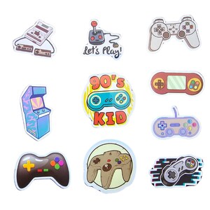 10pcs. Video Game Vinyl Stickers-set 3 - Etsy