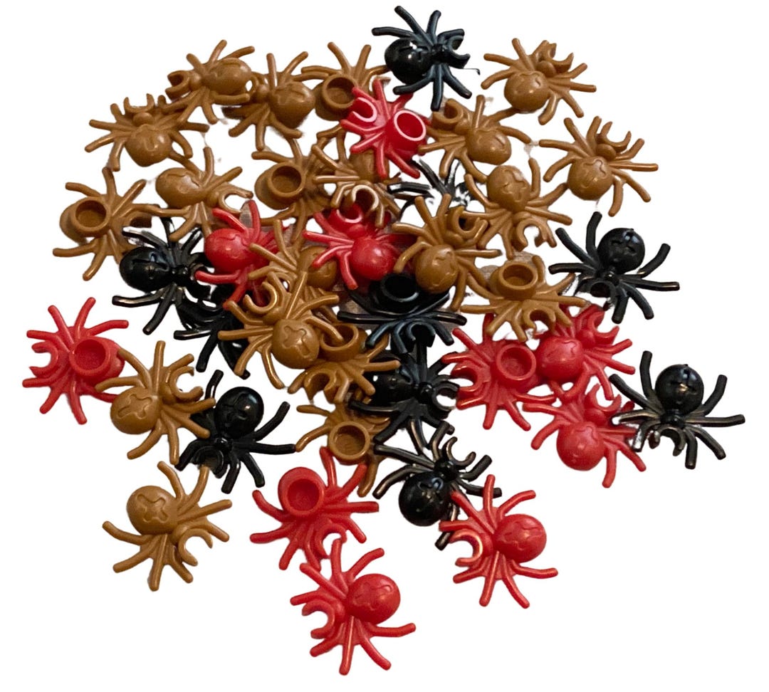 20pcs. Toy Spiders for Building Blocks-mix Color - Etsy