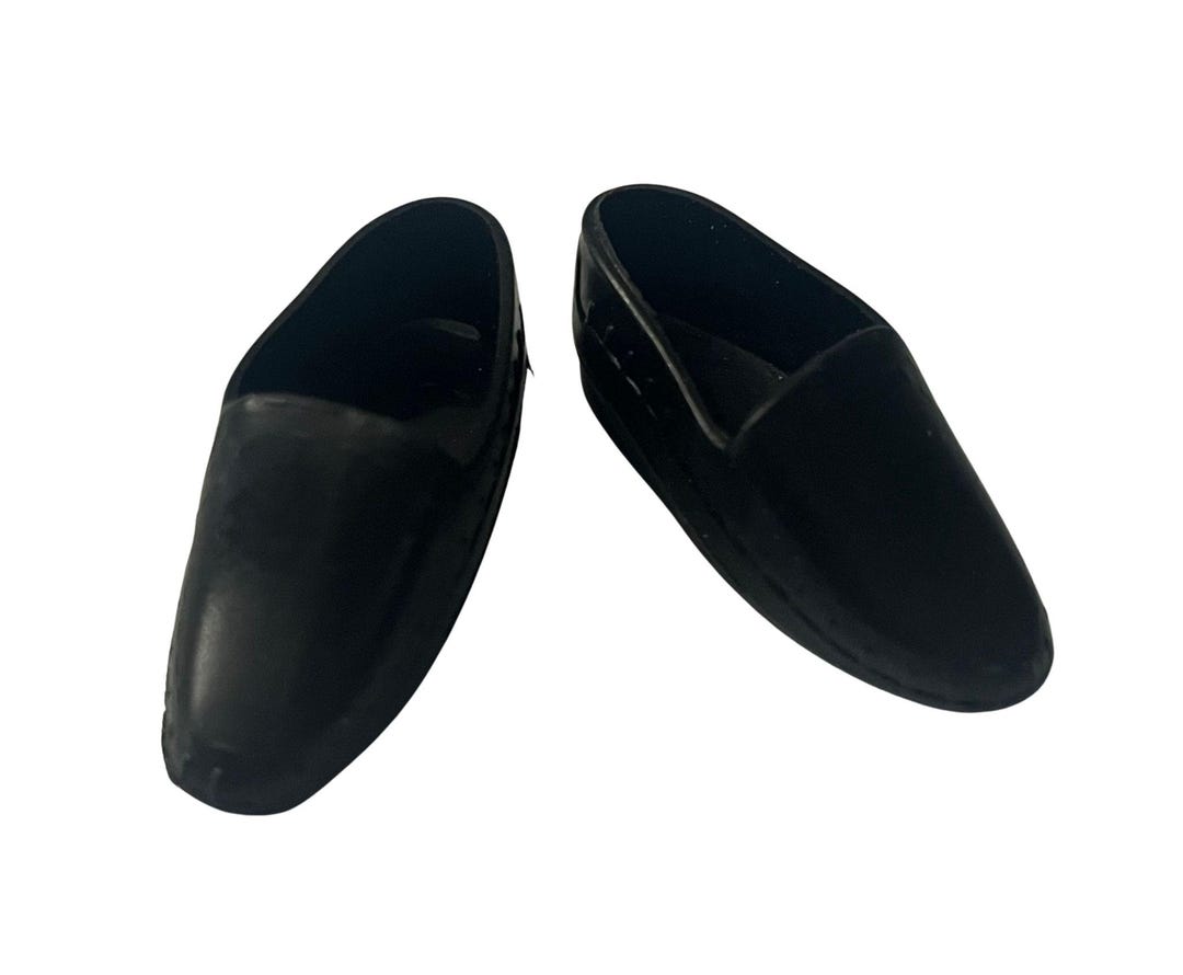 5 Pairs of Black Loafers for Boy Dolls-fits 11.5” Dolls - Etsy