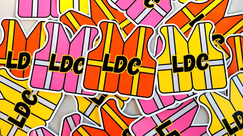 18 Pack Safety Vest LDC Stickers Bundle - JW Gift Bundle Multicolor - Etsy