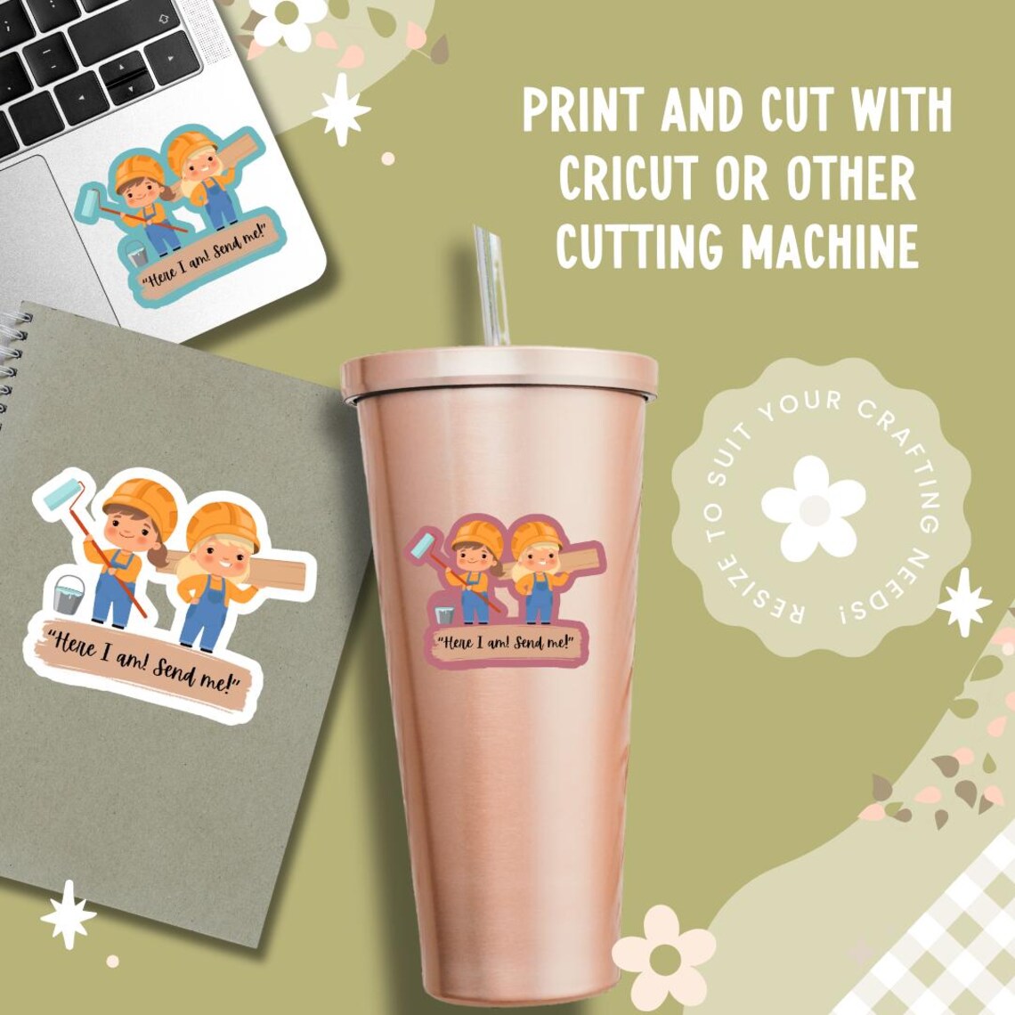 LDC Stickers Bundle Digital Download Sisters - Etsy