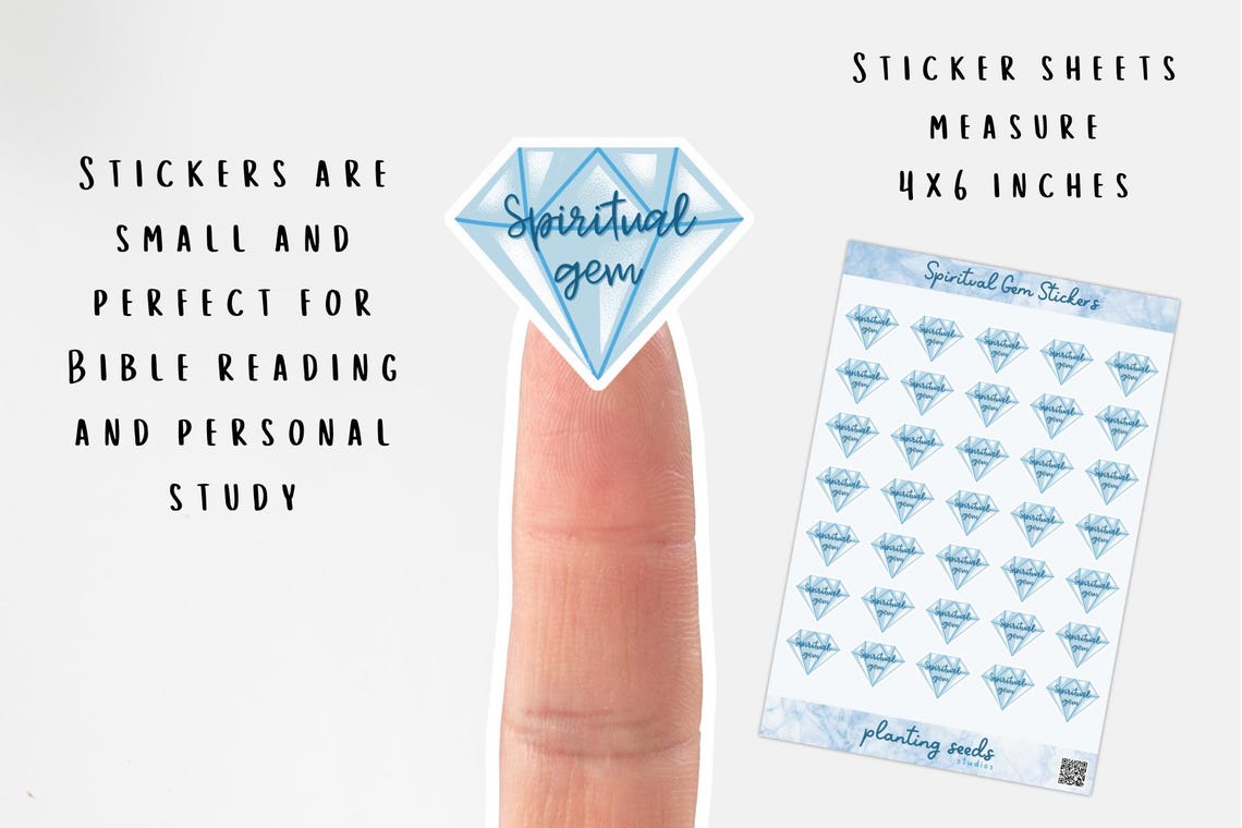 JW Spiritual Gem Bible Reading Study Sticker Sheets Pack of 2 (70 ...