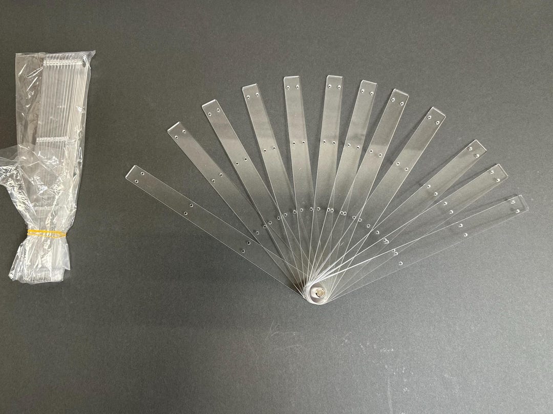 Burlesque 10" Acrylic Fan Staves (2 Sets/12 Staves per Set) - Etsy
