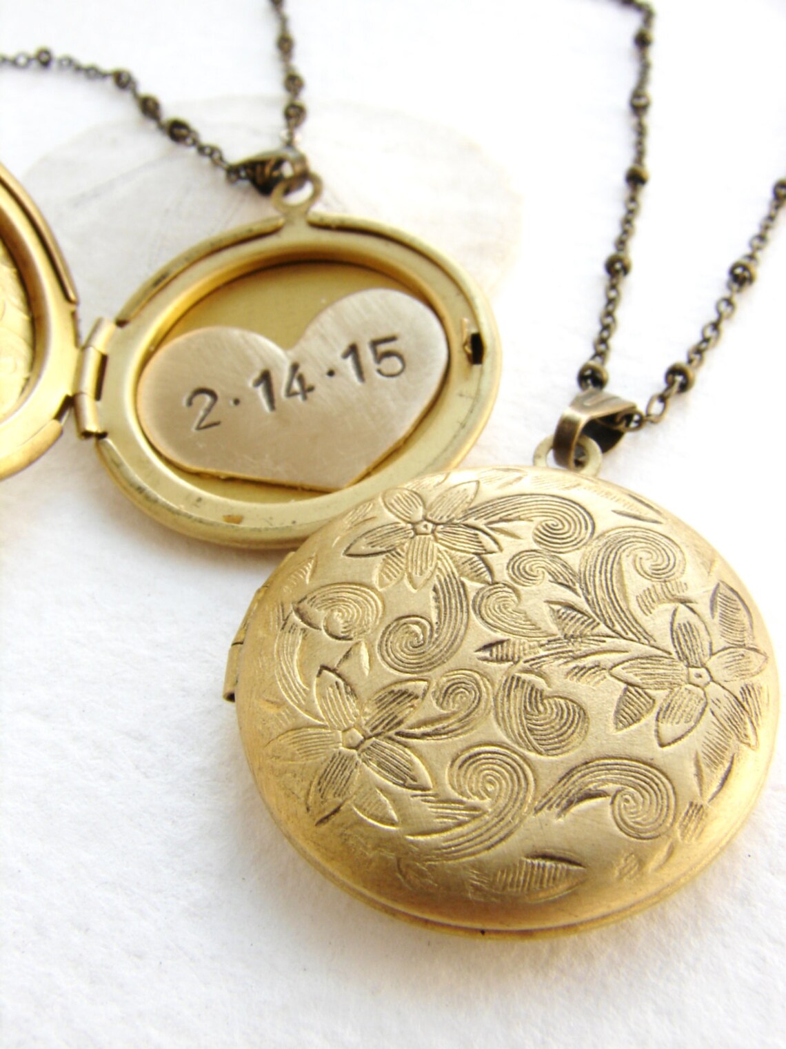 Personalized Jewelry Custom Wedding Date Necklace Initial - Etsy UK